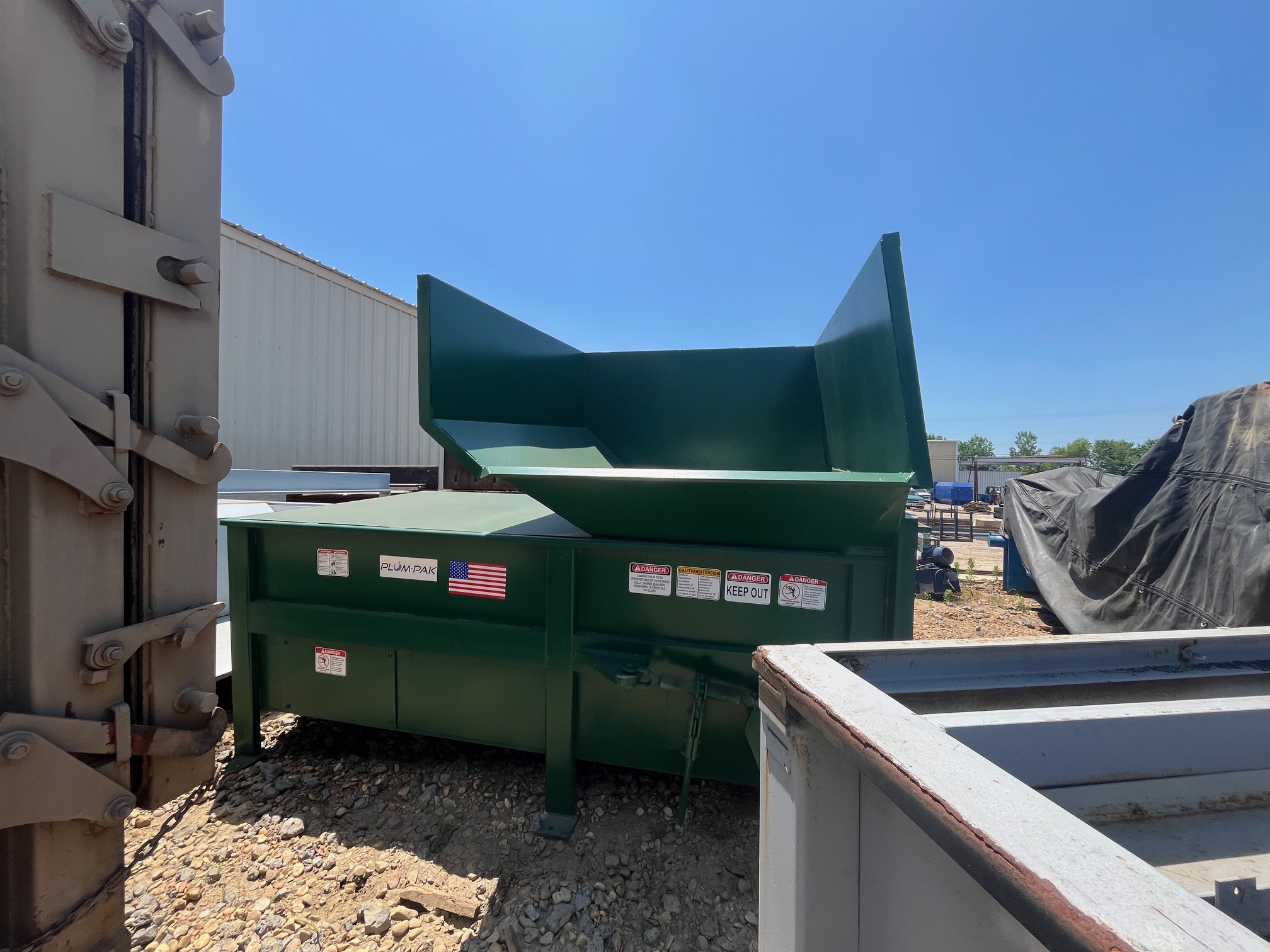 NEW 2YD Stationary Compactor | PLUM Creek Environmental, LLC