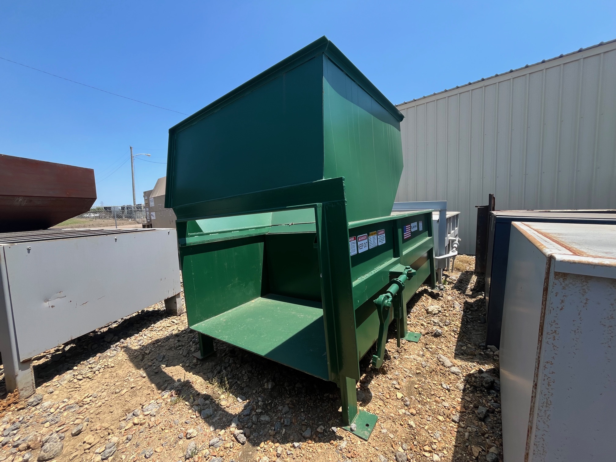 NEW 2YD Stationary Compactor | PLUM Creek Environmental, LLC